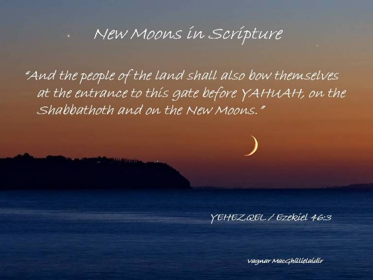 New Moon day in scripture – The Calendar of Scripture