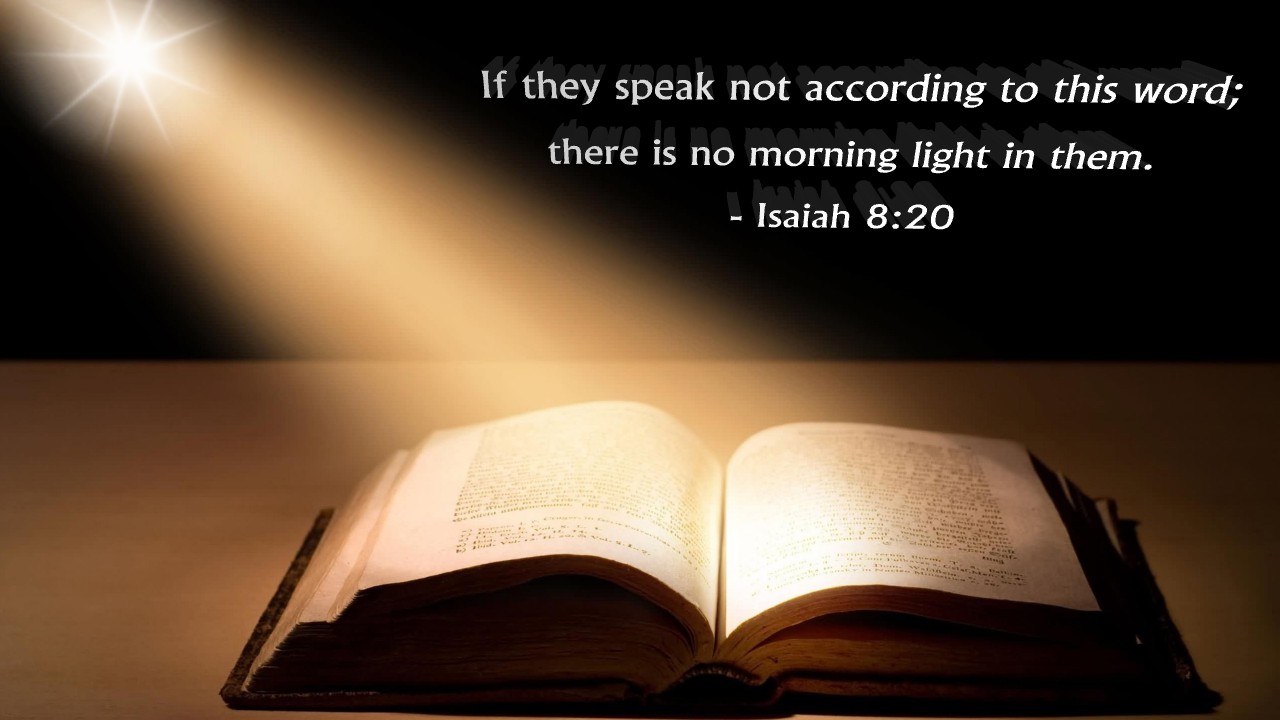 Match His Word to His Light. – The Calendar of Scripture