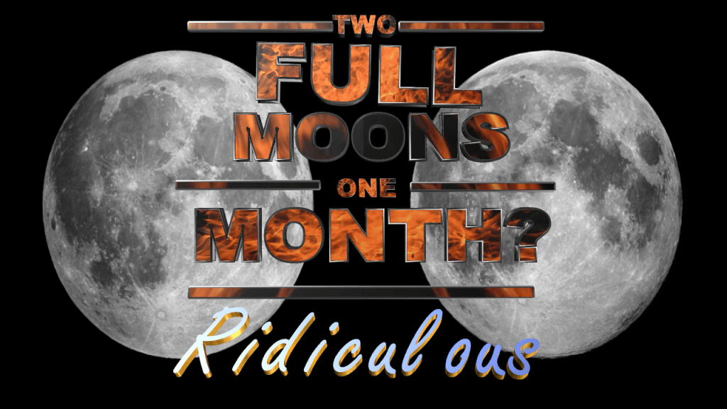 Two full moons, One month? – The Calendar of Scripture